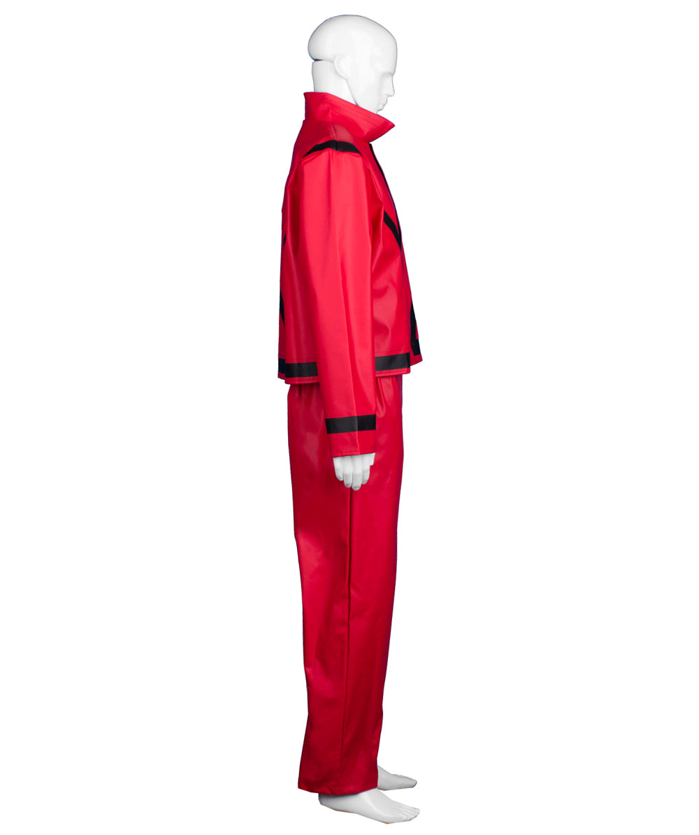 Adult Men's Thriller Red Suit Celebrity Costume | Red Cosplay Costume ...