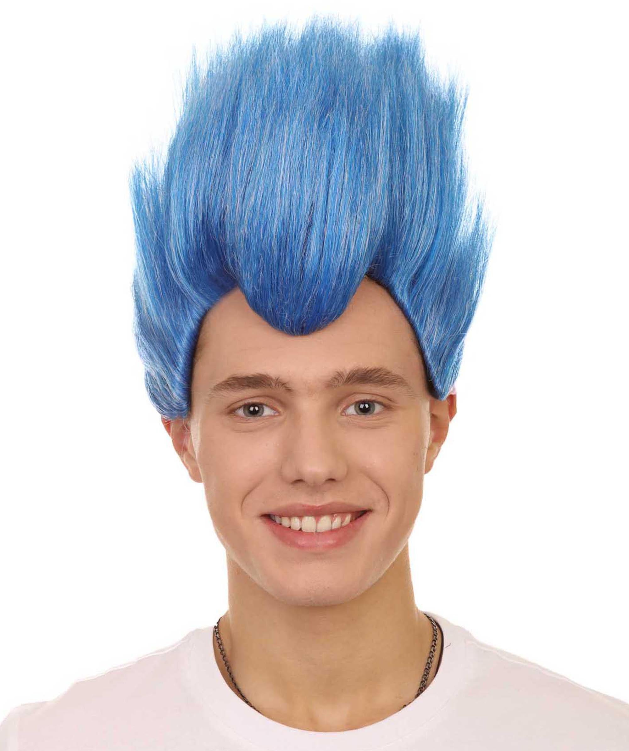 Hades God of Death | Blue Halloween Wig - One Size / Blue ...